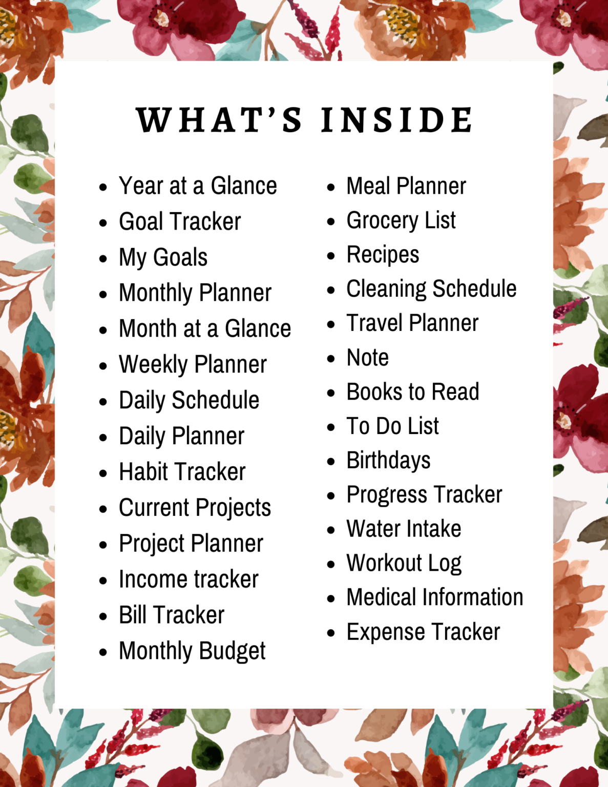 Total Wellness Blueprint: Your Ultimate Printable Daily Life Planner ...