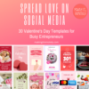 Canva Valentine's Day Templates for Busy Entrepreneurs - Making It Remotely